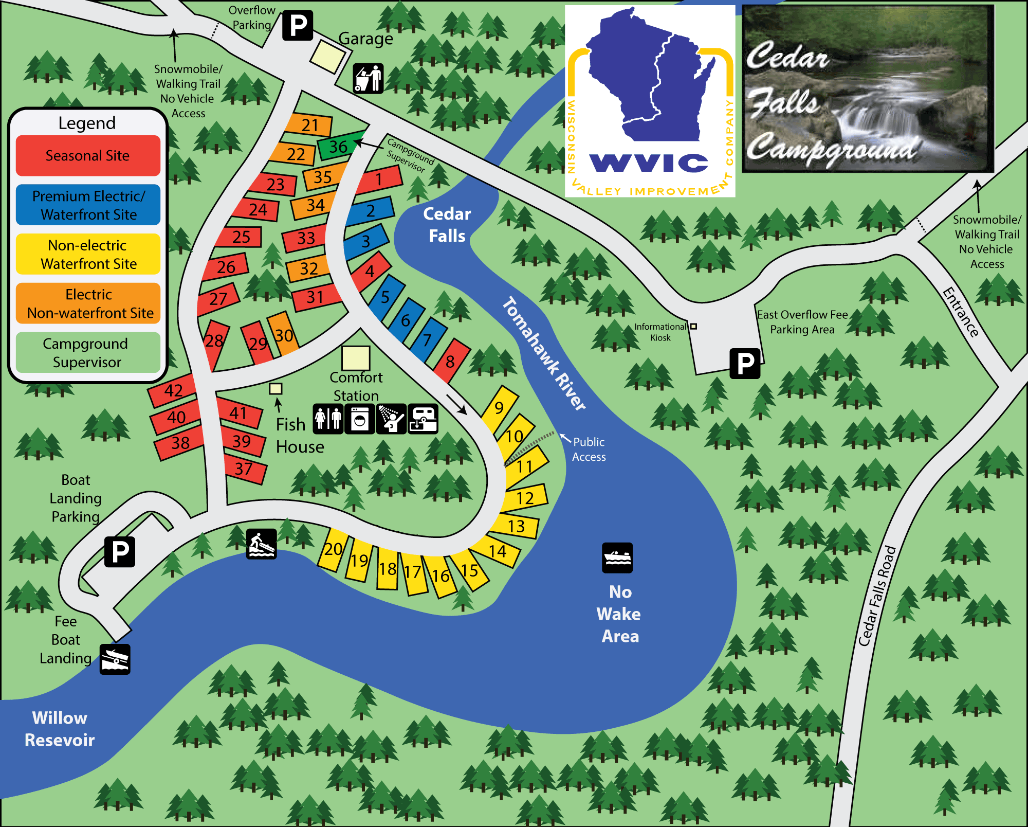 Cedar Falls | Wisconsin Valley Improvement Company